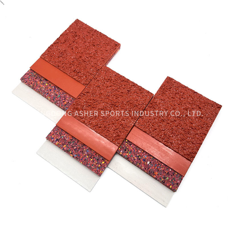 Sandwich System Polyurethane Running Track Surface Rubberized Weather ...
