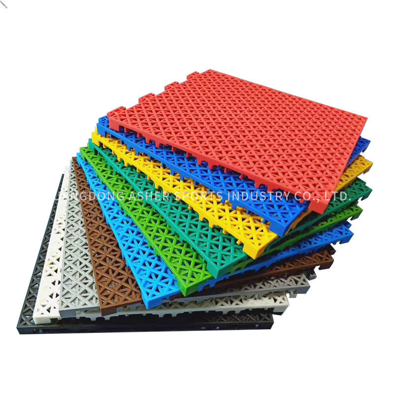 Outdoor Interlocking Polypropylene Floor Tiles Recyclable Basketball ...