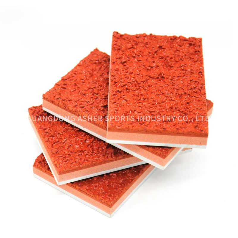 Full PU IAAF Standard Track , Eco Friendly Sports Running Synthetic Track