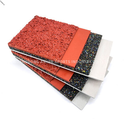 Sandwich Type Rubber Running Track Material , Shockproof Athletic Track ...