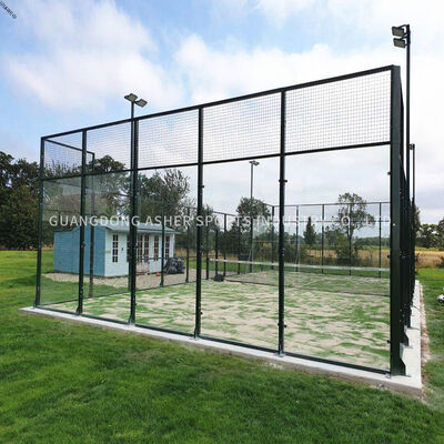Visible Padel LED Tennis Court Wheelchair Accessible With Artificial Grass